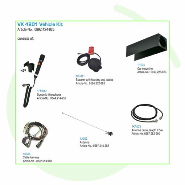 BECKER AVIONICS Kit d'installation VK4201 pour AR4201/AR6201 ...