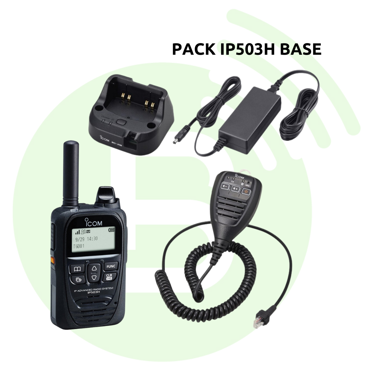 ICOM Portatif radio LTE (4G) / 3G IP503H | Radio LTE - BLANC RADIOCOM