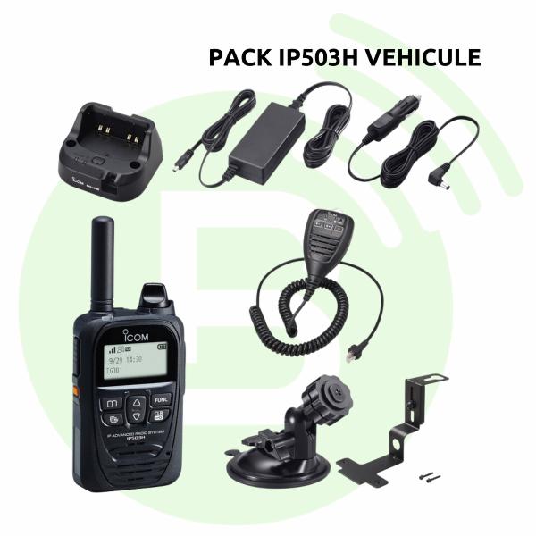 ICOM Portatif radio LTE (4G) / 3G IP503H | Radio LTE - BLANC RADIOCOM
