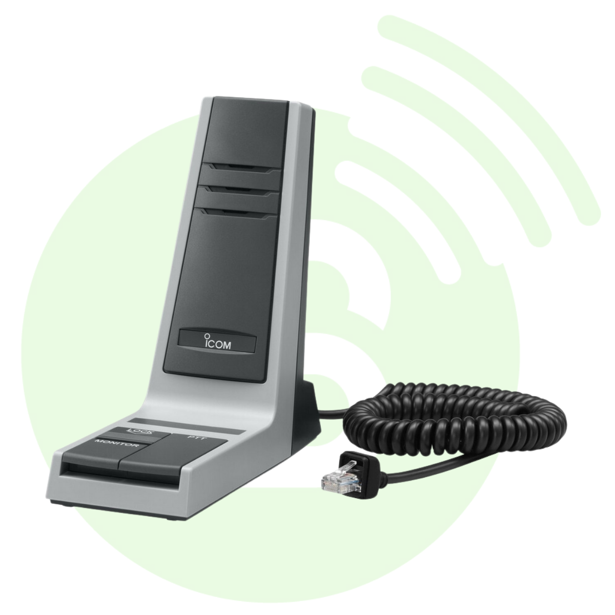 ICOM Microphone de table SM-28 pour IP501M | Microphones et HP - BLANC ...