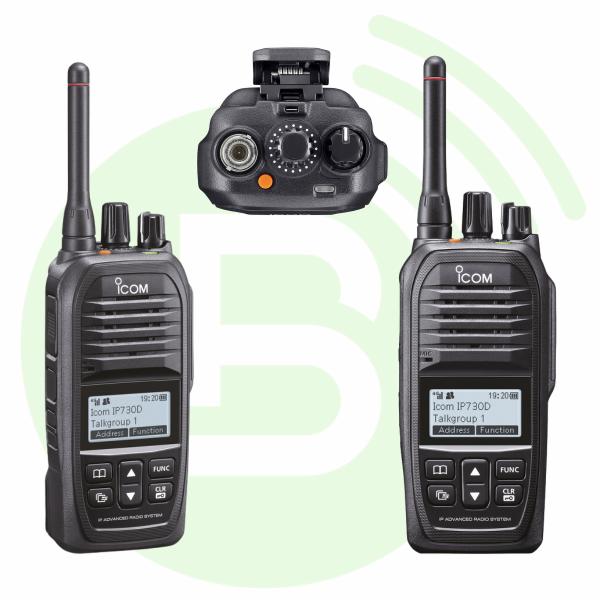 ICOM Portatif hybride LTE (4G)/3G et PMR VHF IP730D | Radio LTE - BLANC ...