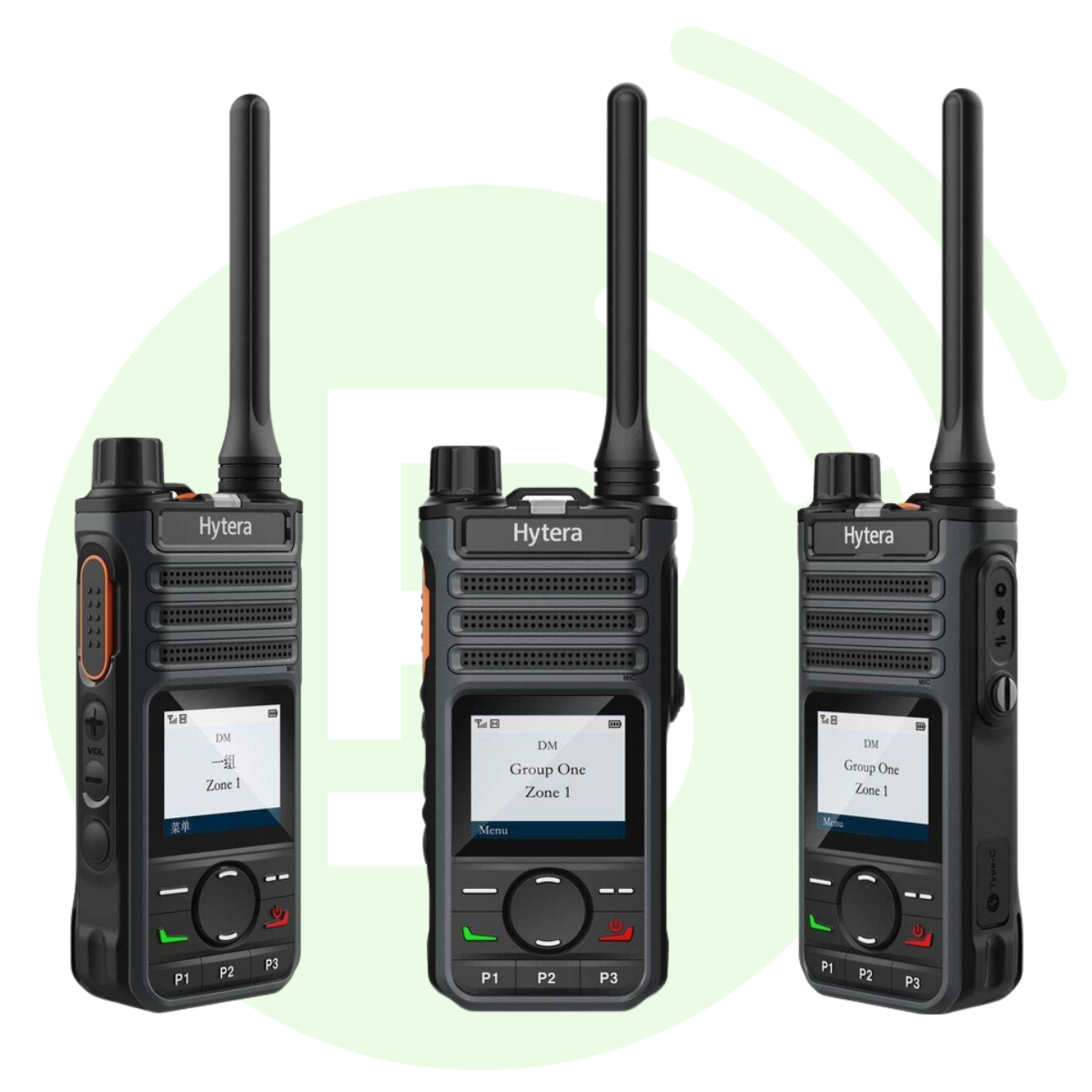 HYTERA Portatif UHF numérique BP565 mini clavier avec afficheur ...