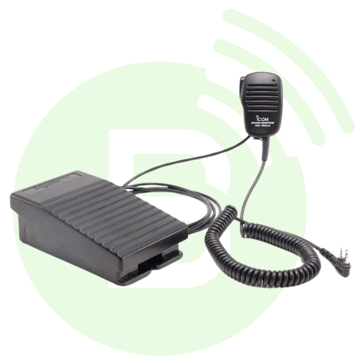 ICOM Microphone haut-parleur compact HM-GRUE WL avec PTT actionnable ...