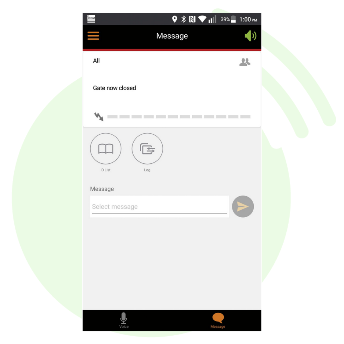 ICOM Application smartphone IP500APP | Logiciels et applications LTE ...