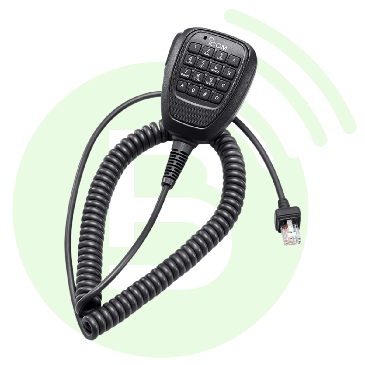 ICOM Microphone à main DTMF HM-239T avec clavier et bouton d'urgence ...